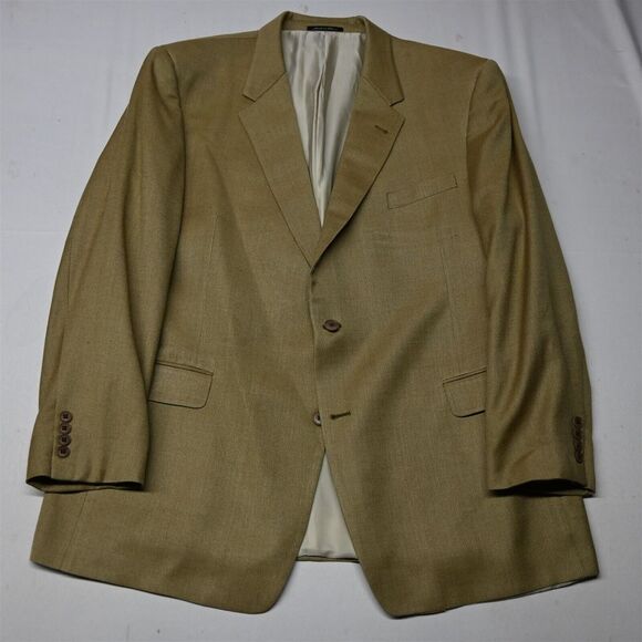 Murano | Suits & Blazers | Murano 48r Gold Basketweave Silk Wool Mens ...